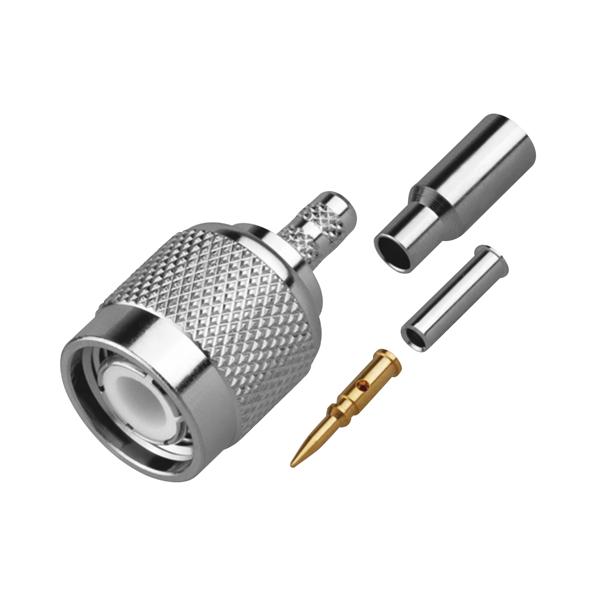 Conector TNC Macho de Anillo Plegable para Cable TEFLÓN-BLANCO-MOTOROL ...