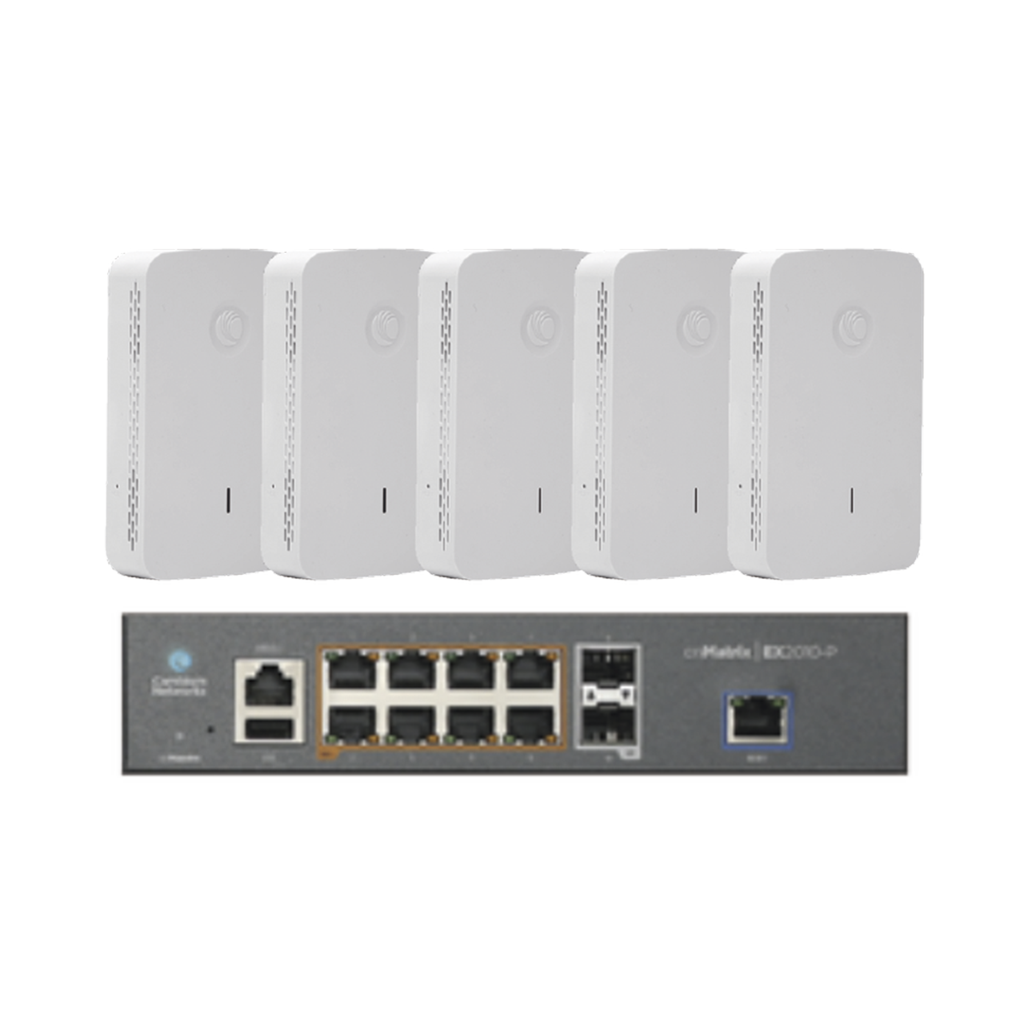 Starter Kit Wi-Fi Empresarial de 5 Access Point PLE425 y 1 Switch PoE ...
